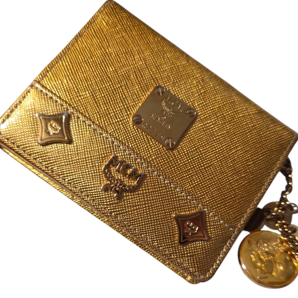 MCM | Bags | Mcm Mini Card Wallet | Poshmark